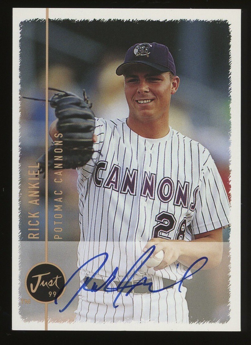 1999 Just Minors Auto Rick Ankiel (Potomac Cannons) Rookie Auto RC | eBay