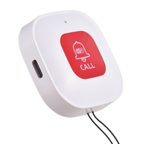 WiFi Emergency Call Button Mini Portable Emergency Button for Elderly ...