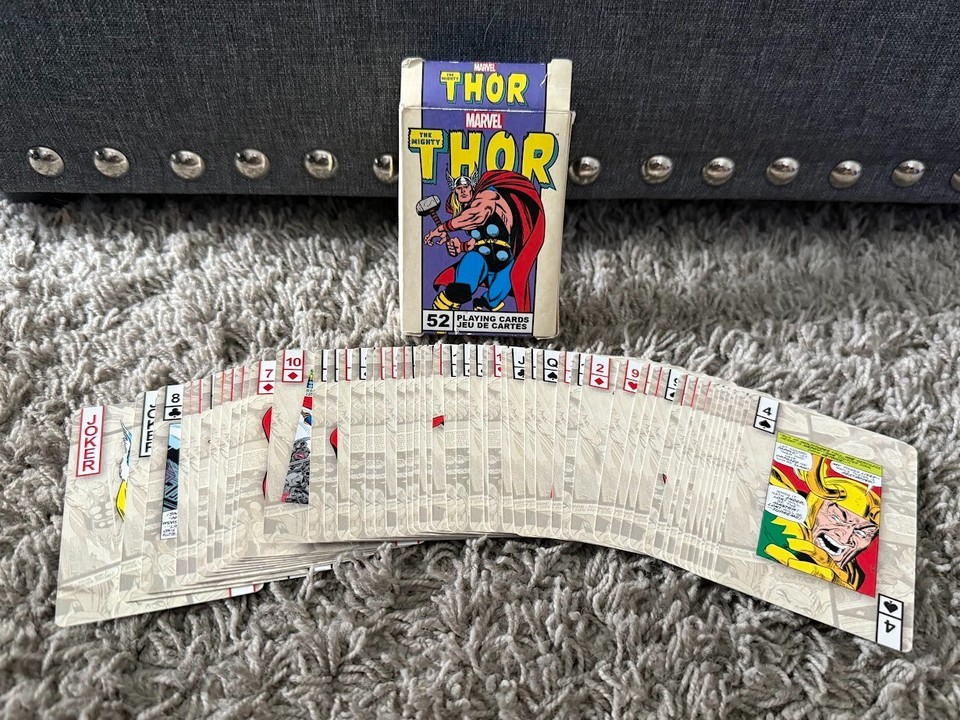 Marvel THOR 52 Deck Playing Cards 2013 The Mighty Thor Avengers ...