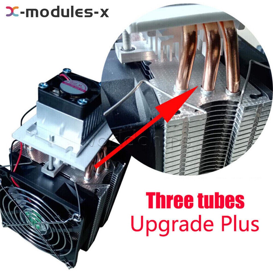 12V 72W Peltier Refrigeration Semiconductor Cooling Air Radiator Fridge ...