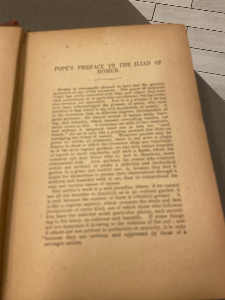 Antique The Iliad Of Homer Arlington Edition translated by Alexander ...