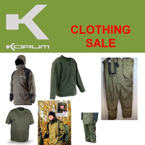 SALE! Korum Carp Fishing Clothing - CHEAP PRICES! Winter Waterproofs ...