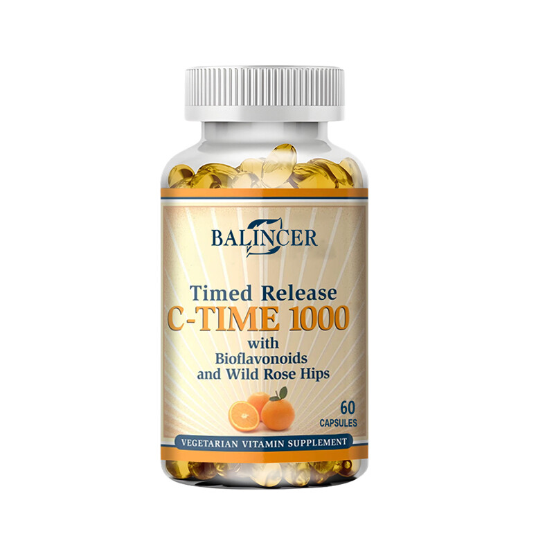 Vitamin C with Rosehip Extract - Timed Release, 1000 Mg - 30 To 120 ...