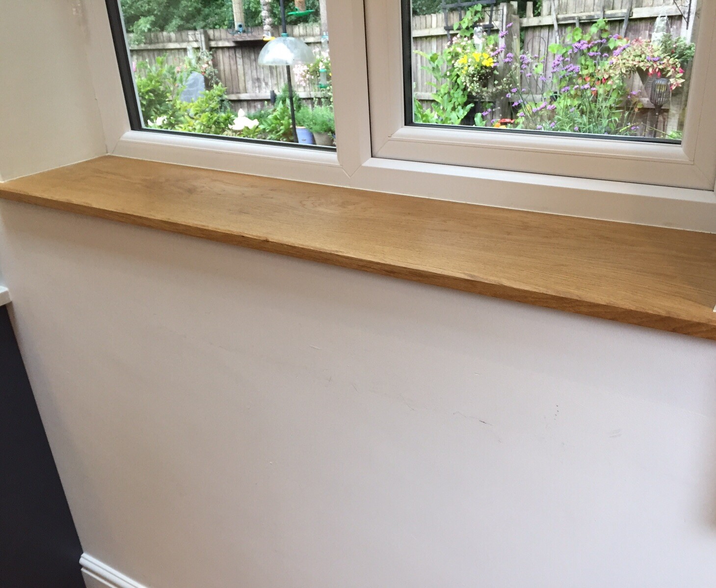 Solid Oak 22mm Thick Window Sills Chamfered Top Edge Detail (Various ...