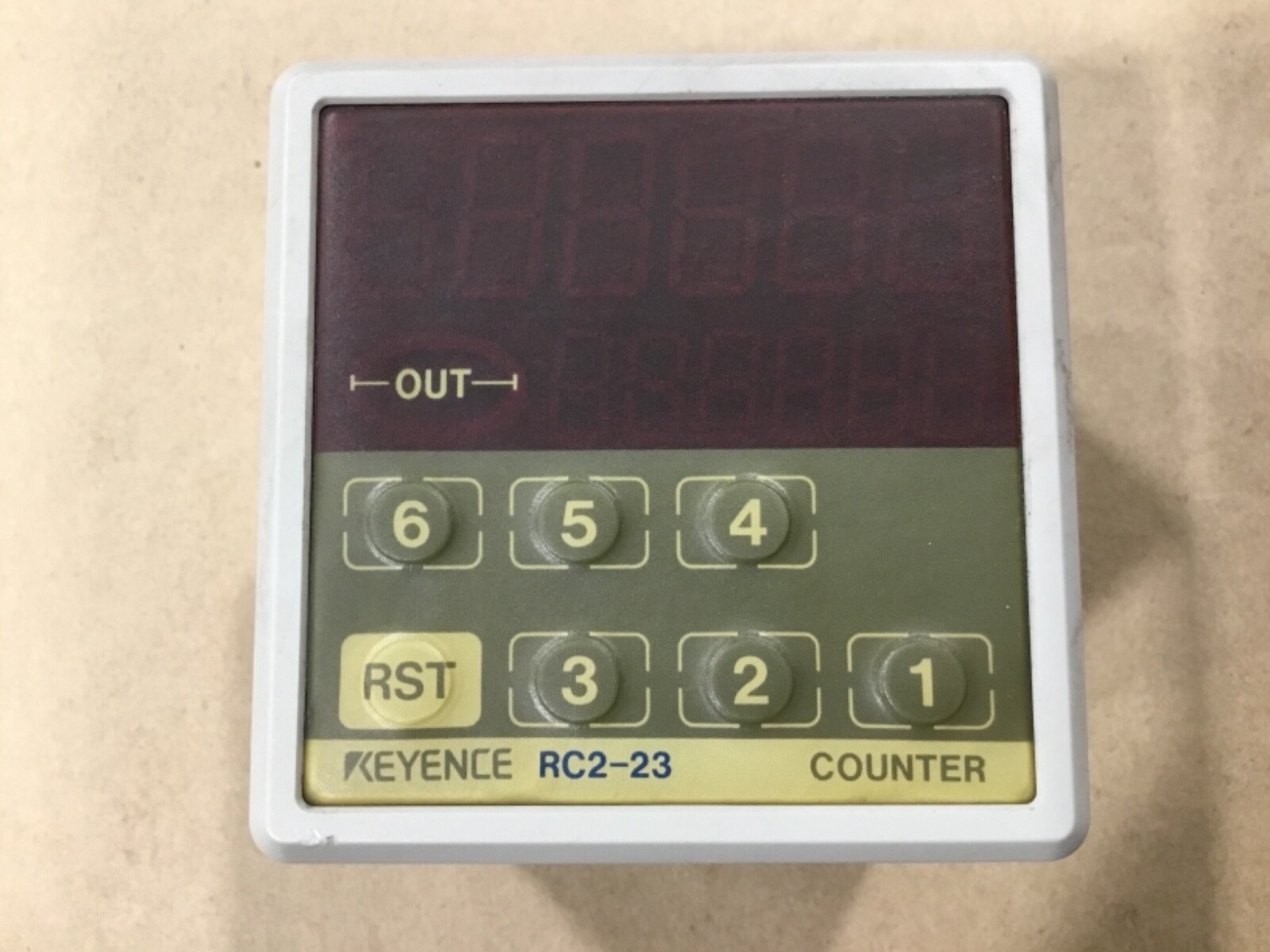 Keyence RC2-23 Electronic Preset Counter #09F30 | eBay