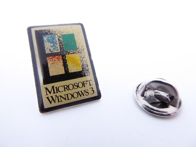 Pins Pins Pin Badge - MICROSOFT - WINDOWS 3 - SYSTEME D'EXPLOITATION ...