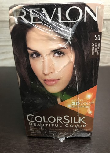 6 Revlon ColorSilk Hair Color 20 Brown Black 1 Each (Pack of 5) | eBay