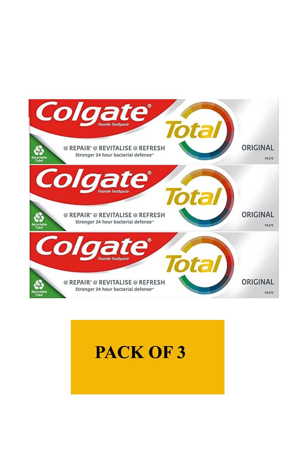 COLGATE TOTAL ORIGINAL TOOTHPASTE 125ML LARGE SIZE | eBay UK