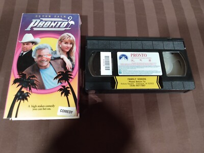 Pronto (VHS, 1997) Peter Falk 97368384934 | eBay