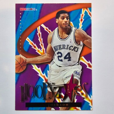 1996-97 NBA Hoops Hoopstars #HS2 Jim Jackson Dallas Mavericks | eBay