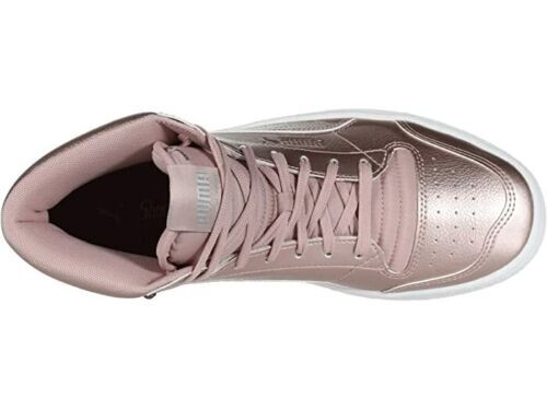 Puma Ralph Sampson Mid Glitz, Mid Top, Pale Maube-Rose Gold, Womens ...