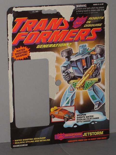G2 TRANSFORMER JETSTORM CARDBACK | eBay