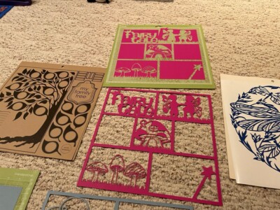 scrapbooking cut out image page layout with cutting mat | eBay