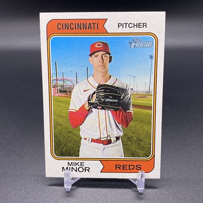 SP! 🚨2023 Topps Heritage Mike Minor Cincinnati Reds Short Print #485 | eBay