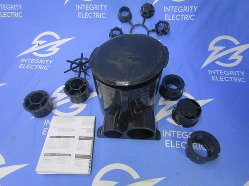 NIB WIREMOLD LEGRAND RATCHET-PRO PVC FLOOR BOX RPNFB ROUND NON-METALLIC ...