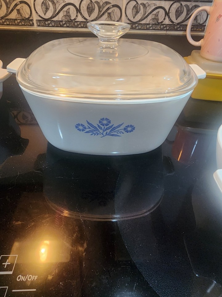 Vintage Corning Ware Blue Cornflower Small Casserole Dish Very Old ...