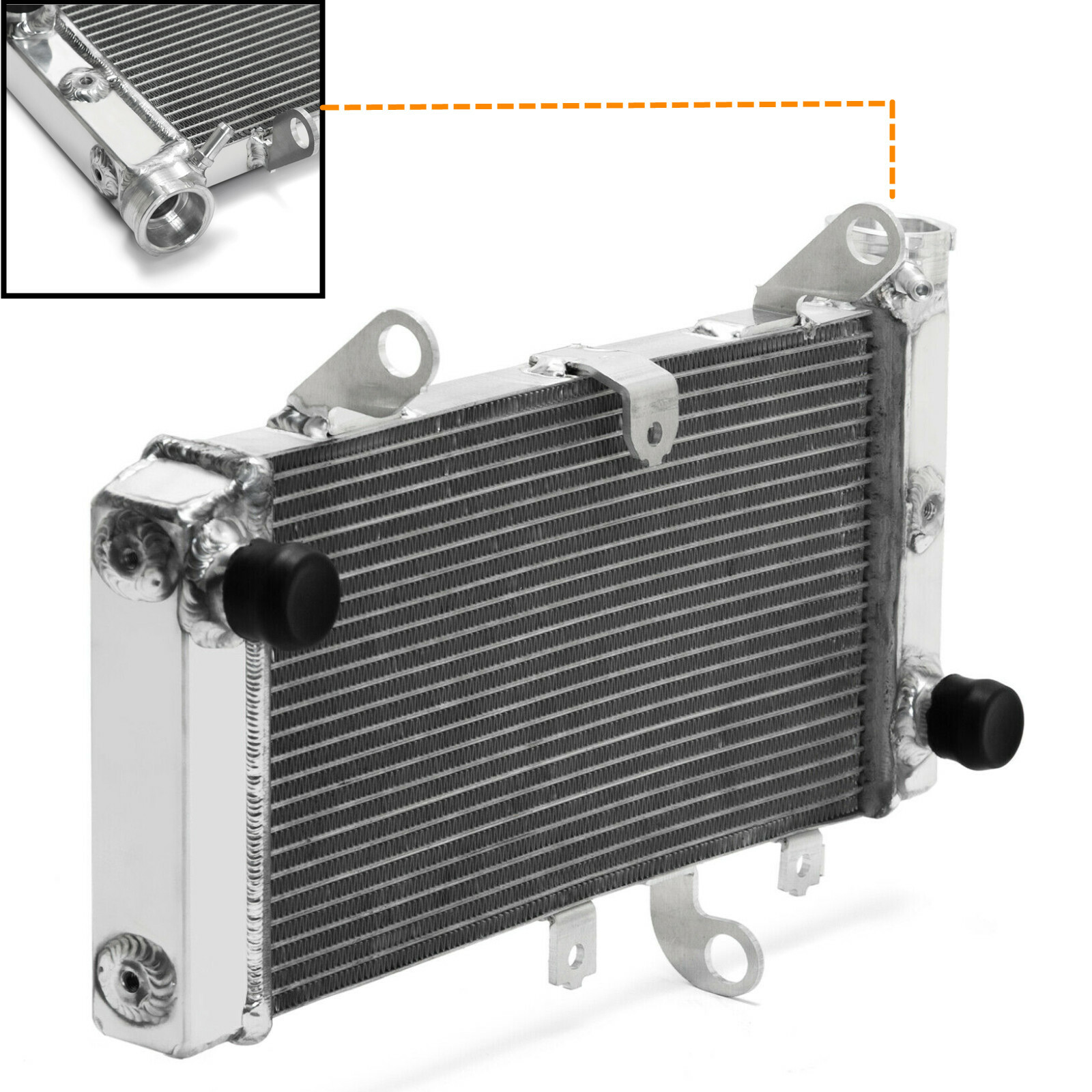 Aluminum Radiator Cooler for Suzuki SV650 2017-2023 SV650AL7 ABS Water ...