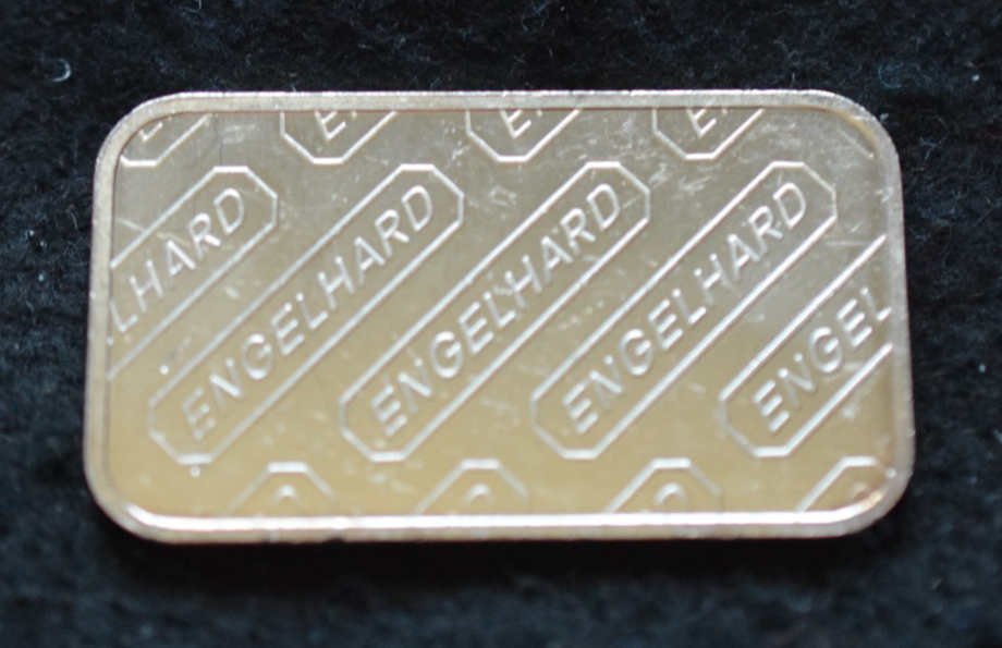 Engelhard (cartouche) 1 oz .999 Fine Silver Bar, horizontal design | eBay