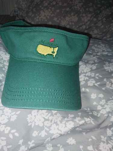 Official Masters Green Golf Visor Adjustable PGA Tour Tournament ...