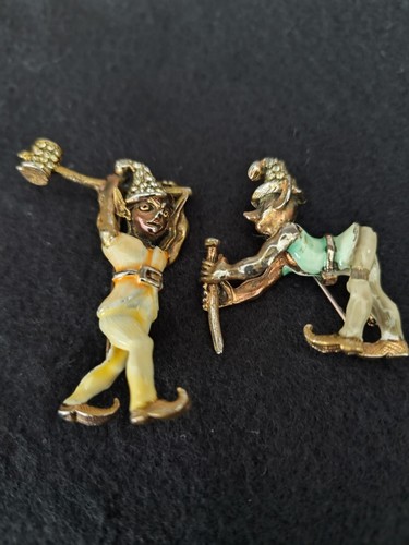 Unique Vintage Elves Pins Rhinestones Elf | eBay