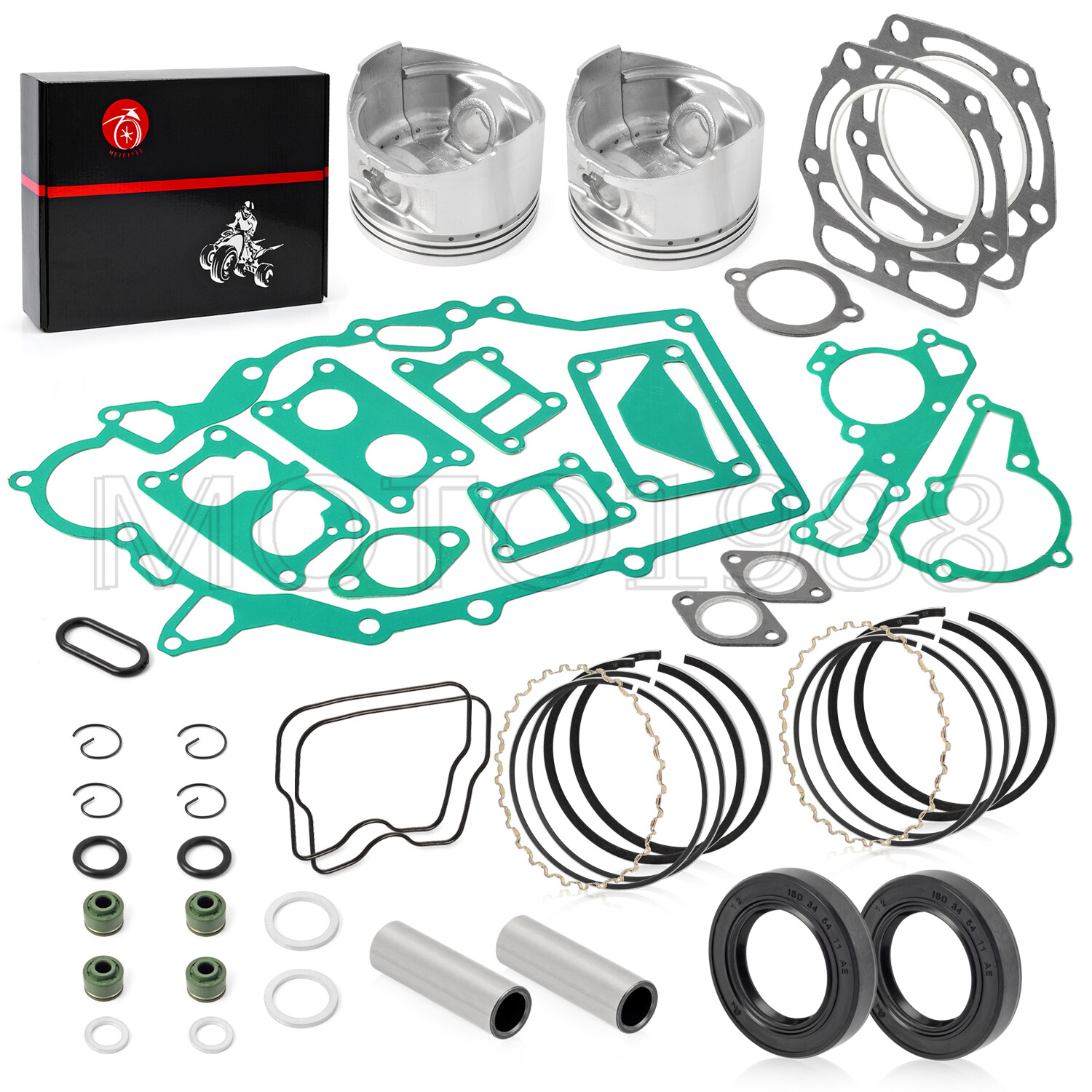 Engine Rebuild Kit For Kawasaki KAF620 Mule 2500 2510 2520 3000 3010 ...