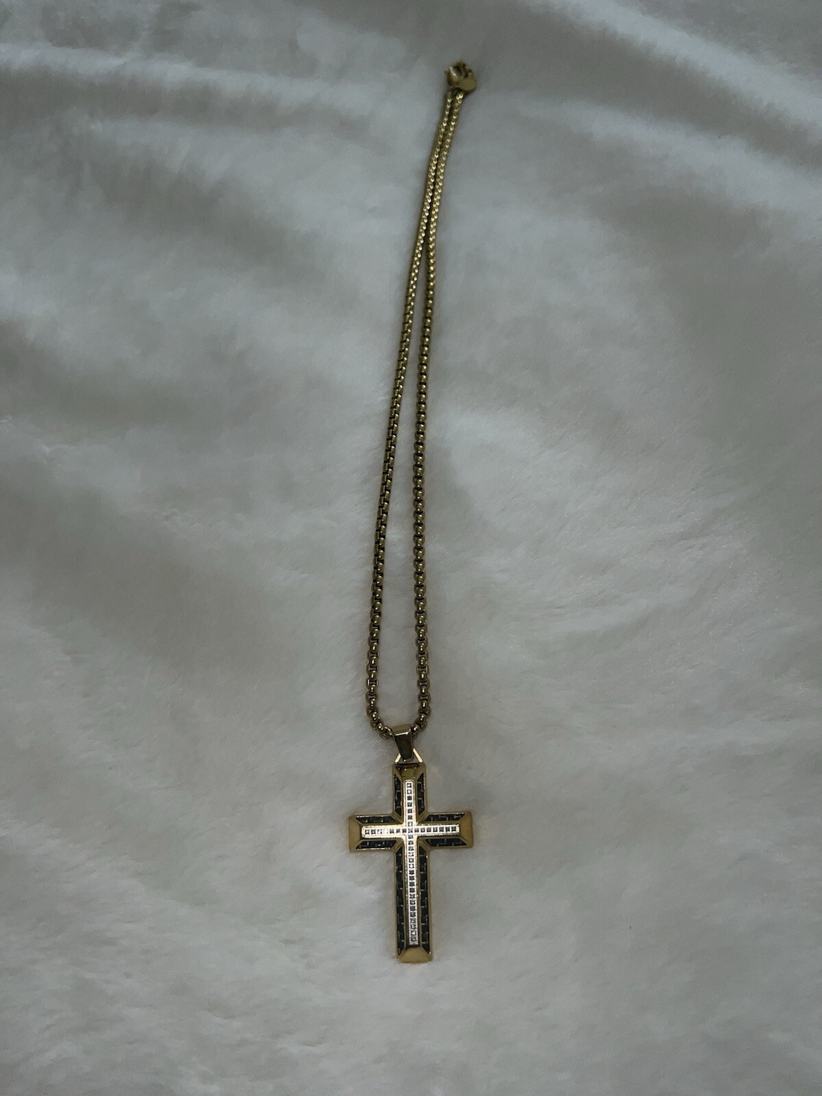 Esquire Mens Diamond Cross Necklace 22’ Original Price (550) | eBay