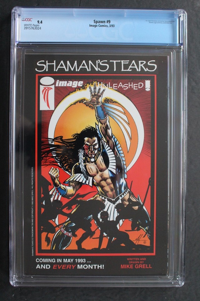 Spawn #9 MCU? 1st ANGELA & Medieval Spawn 1993 Image Gaiman McFARLANE ...