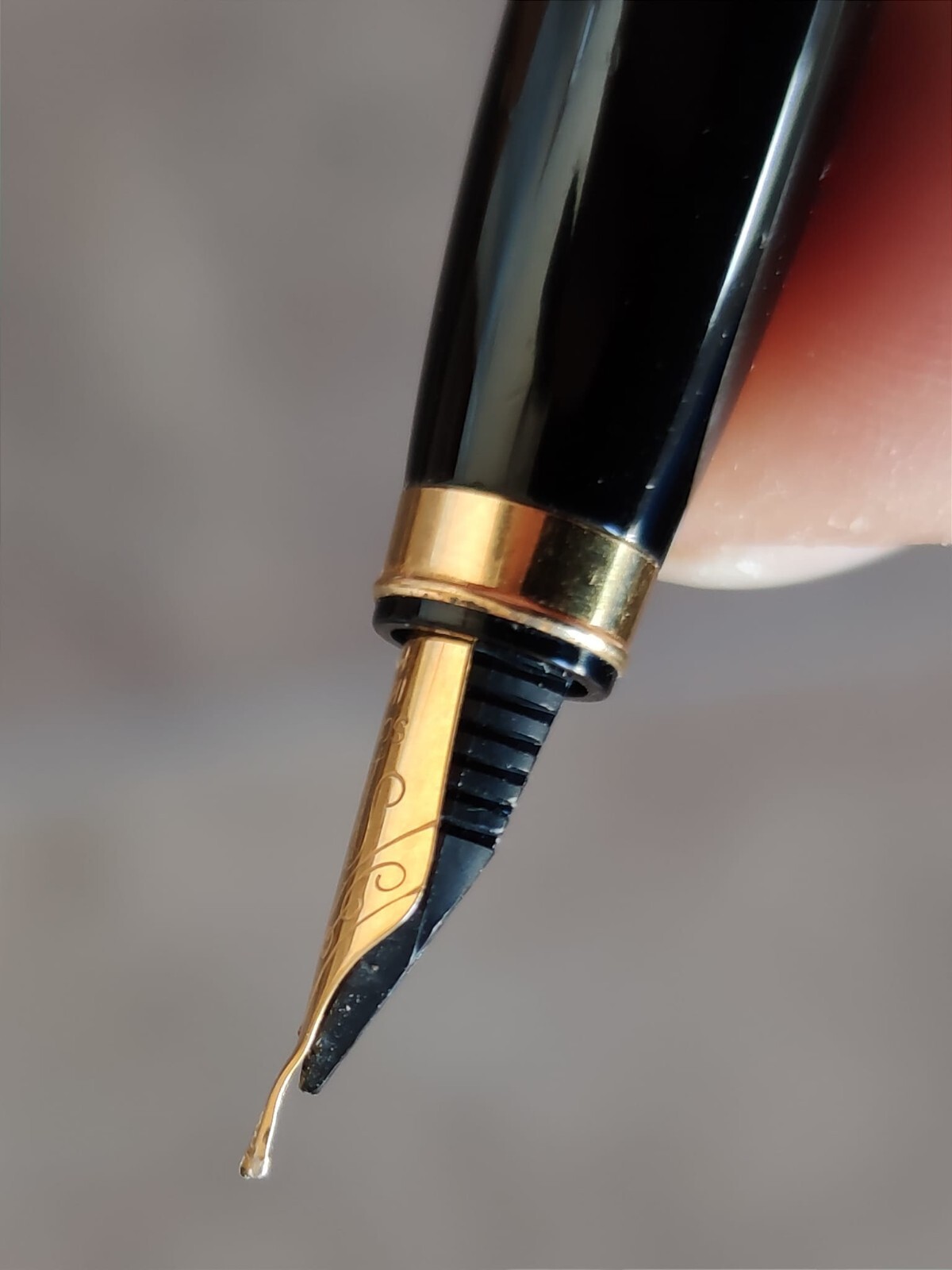 🔴Luxuriously made fountain pen SCHMIDT w/gold plated M nib - No cap🔴 | eBay