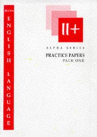 11+ English: Pack 1 (Alpha S.) 9781874724032 | eBay