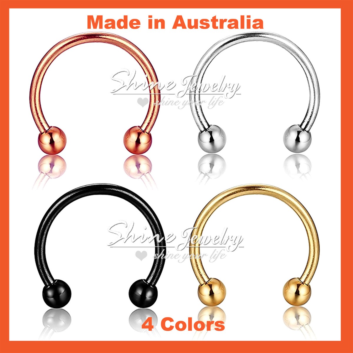 Cartilage Piercing Hoop With Ball