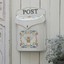 Vintage Rustic Letter Box Post Box Wall Mounted Decorative Metal ...