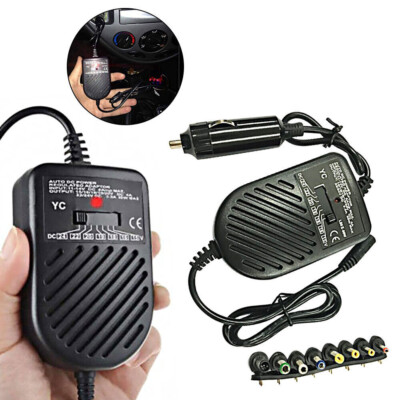 Universal 80W Car Auto Charger Power Supply Adapter For Laptop Notebook ...