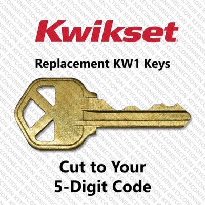 KWIKSET (KW1) 5 Pin Key Cut to Your Code | eBay