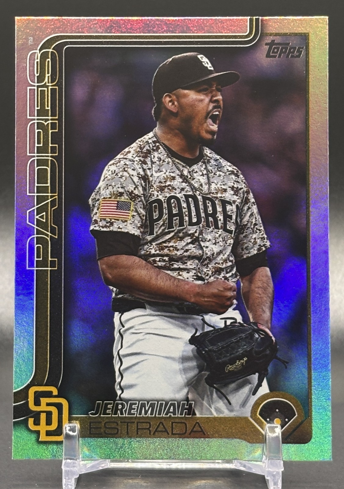 Jeremiah Estrada 2025 Topps Update #US263 Silver Crackle Foil Price ...