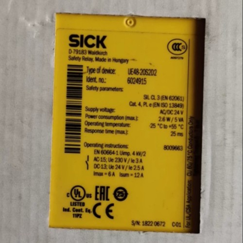 one new SICK UE48-20S2D2 6024915 safety relay Quality assurance | eBay