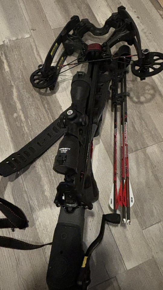 Barnett Hyper Raptor 410 FPS Compact Crossbow Package w/ Scope and ...