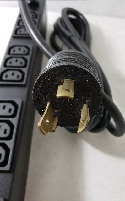 APC AP9566 Rack PDU Basic 1U 16A 208V Surge Protector with 12 x IEC C13 ...