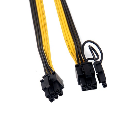 XT-XINTE PCIe 6Pin to 6+2 Pin Power Supply Cable 8 pin to 6 Pin Male to ...
