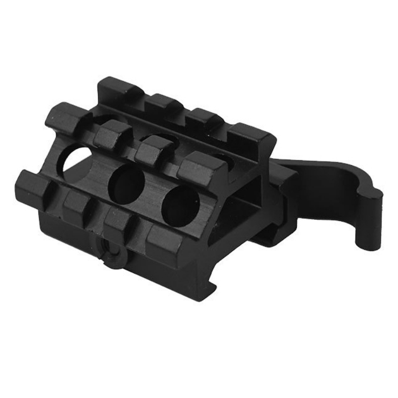 45 Degree QD Offset 20mm Picatinny Rail Laser Red Dot Sight Scope Riser ...