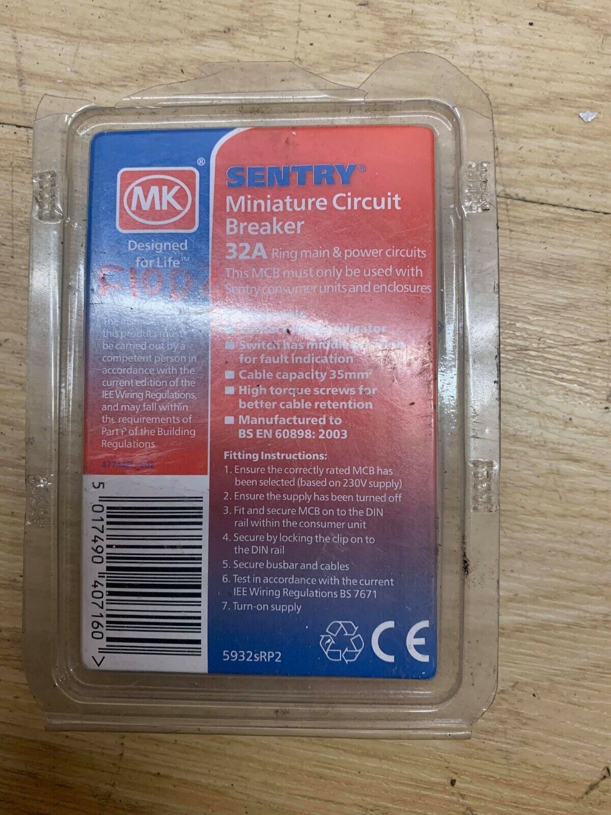 Mk Sentry 32A MCB Type B | eBay