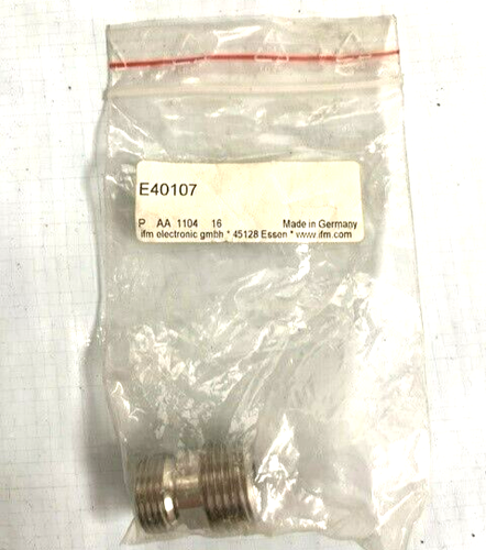 NEW IFM E40107 EFECTOR FLOW SWITCH FITTING ADAPTER | eBay