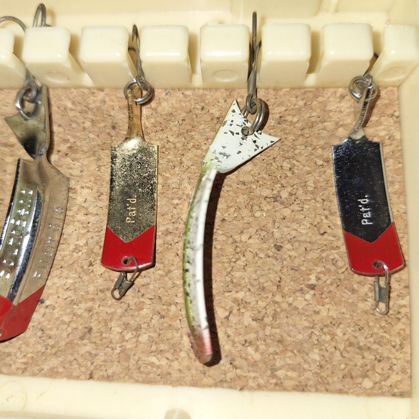 Vintage South Bend Spoon Flip It Lure Lot Set Of 6 In South Bend Case ...