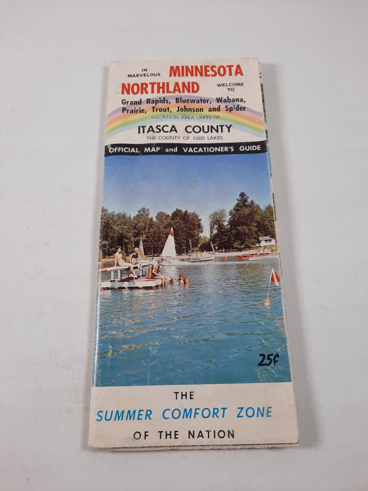 1968 Minnesota northland itasca County vacation guid Brochure pamphlet ...