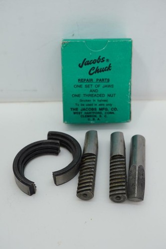 New Jacobs U3R Jaws & Threaded Nut Repair Kit 3-17/32 Cap Drill Chuck ...