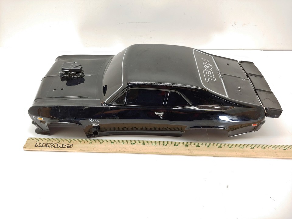 Proline '69 Chevy Nova Painted Black 1/10 Drag Body for Losi 22S Drag ...