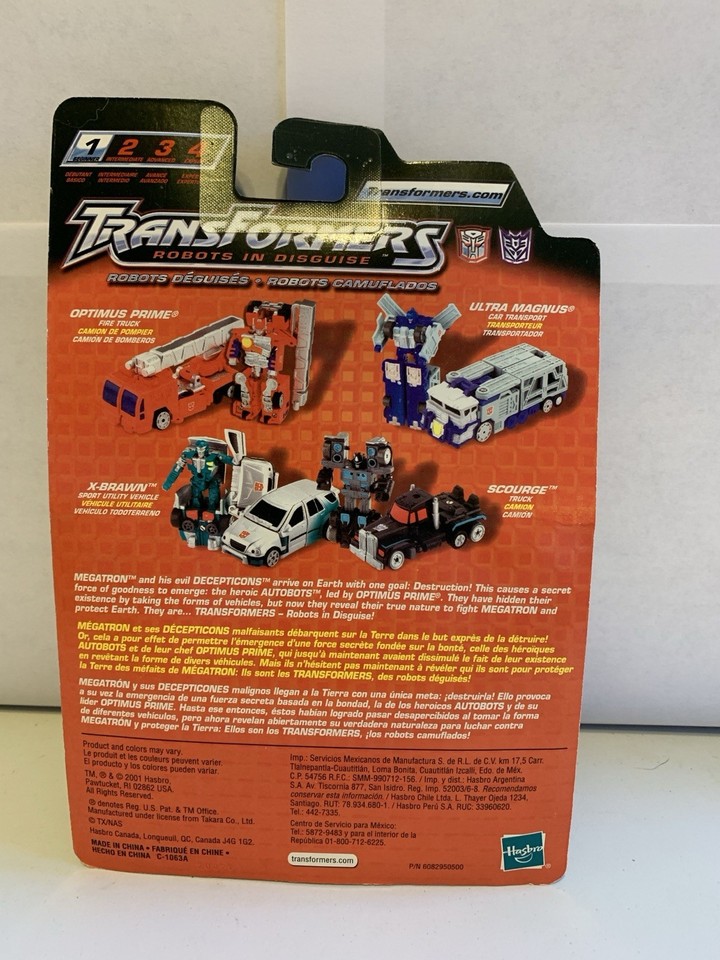 Transformers RID 2001 Ultra Magnus Mini New Factory Sealed Original ...