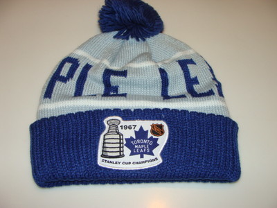 Toronto Maple Leafs Hockey Cap Hat Beanie Toque Mitchell Ness Stanley ...