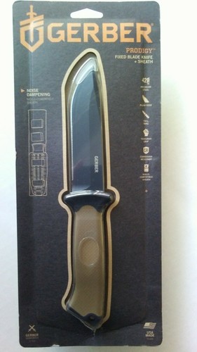 Gerber Prodigy Fixed blade knife Plain edge USA | eBay