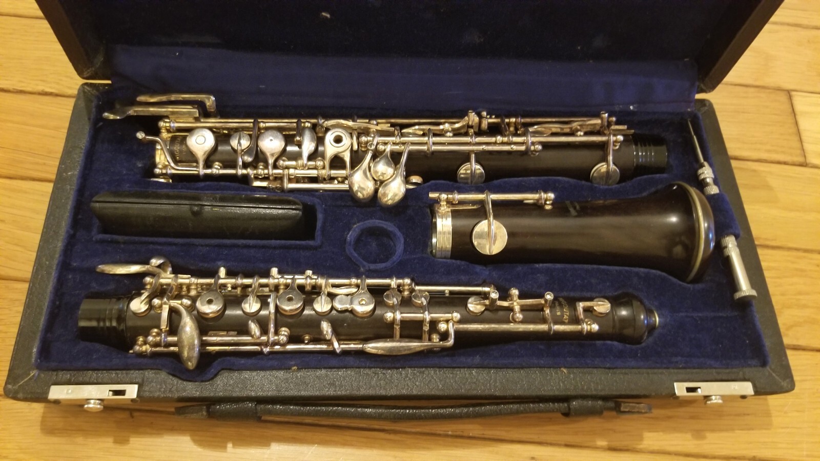 RARE 1977 French Rigoutat Paris Wooden Oboe in original Case | eBay
