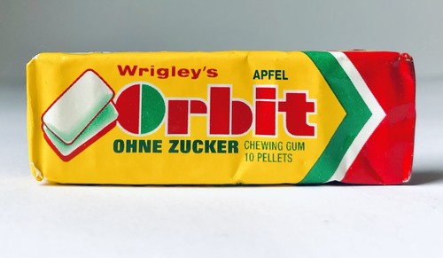 FRANCE Vintage 2002 Wrigley’s ORBIT Gum Foil Pack SEALED 2.75 ...